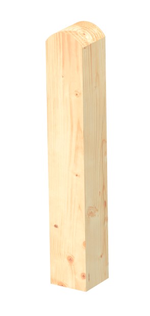 Oak – 1500mm long – 150mm x 150mm – Rounded Top | Coltman Bros Timber Merchants