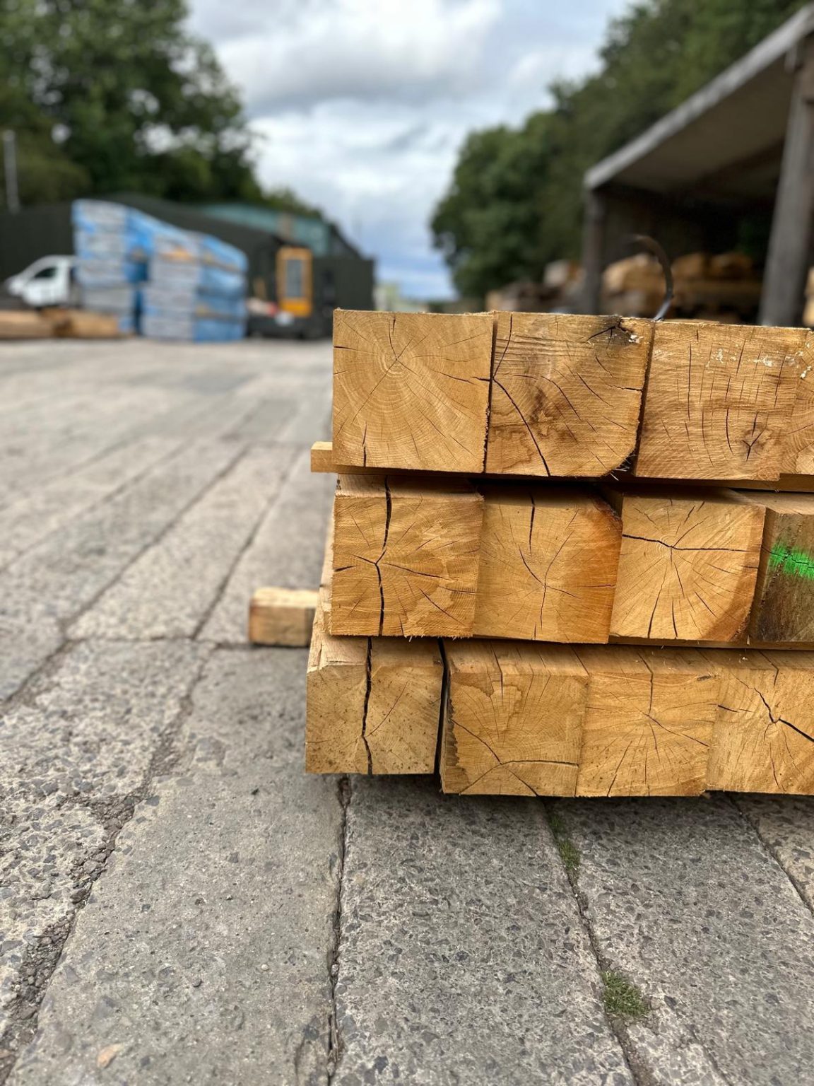 Structural Oak Beams 150mm x 150mm | Coltman Bros Timber Merchants