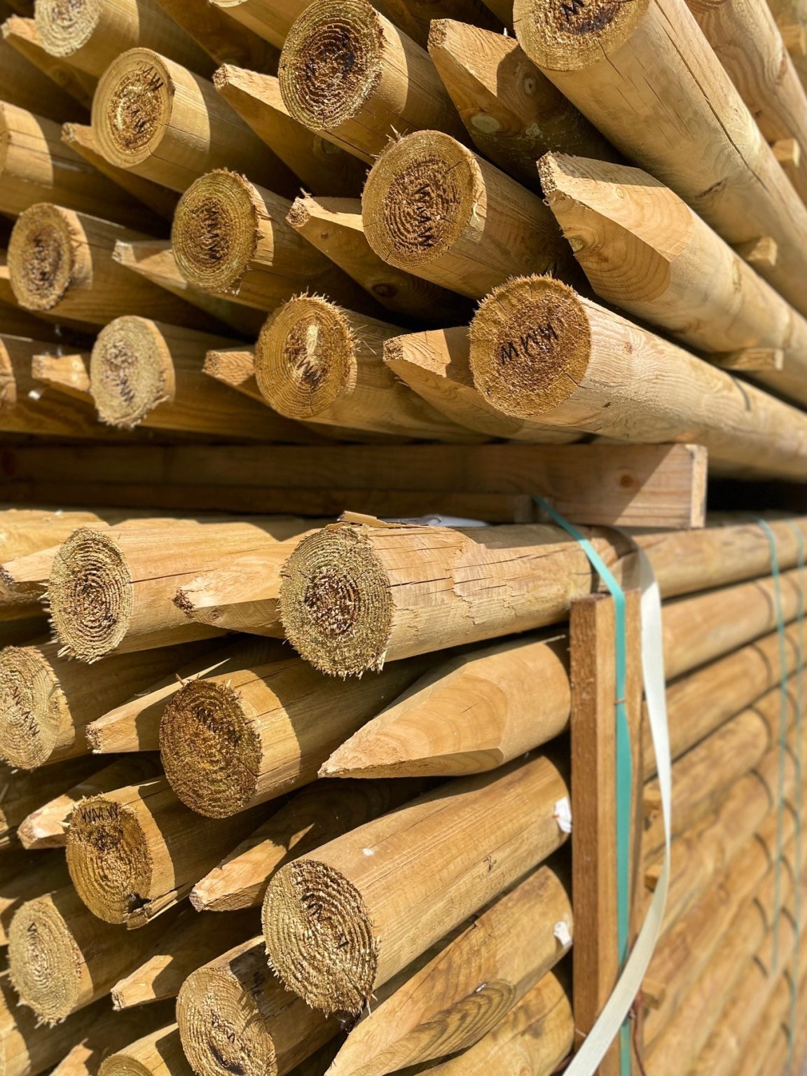 100-75mm DSL Cundy Peeled Post - Tanalised | Coltman Bros Timber Merchants